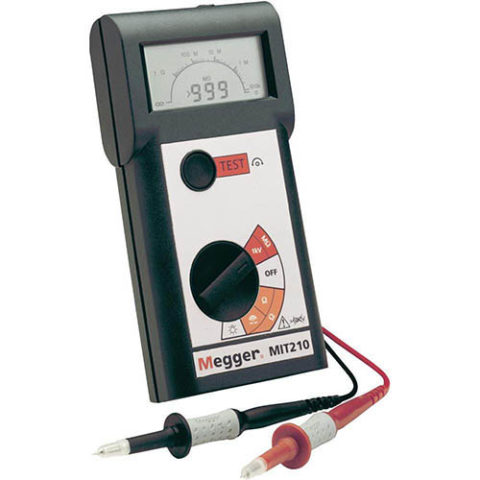 Megger MIT210-EN: 1000 V Insulation and Continuity Tester with Digital ...